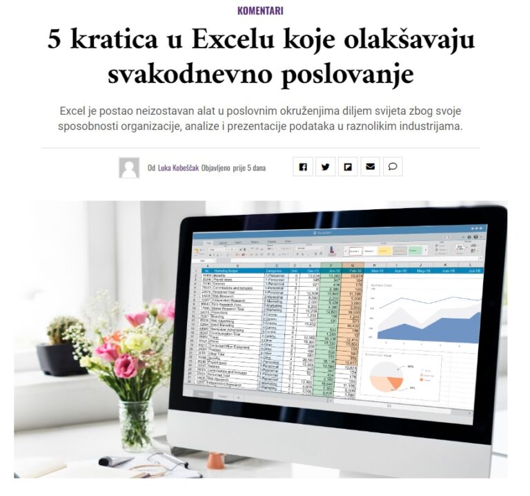 Excel tečaj | Excel u poslovanju - Numericus Zagreb